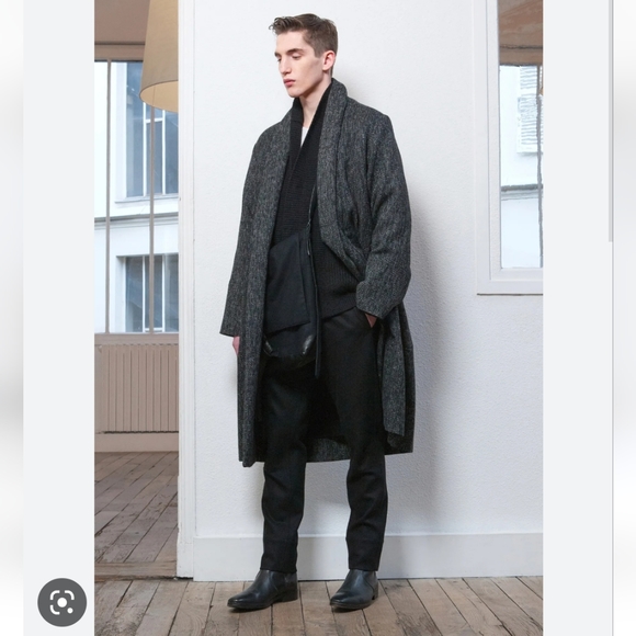 dash | Jackets & Coats | Vintage Dash Long Wool Coat Overcoat Mens Size ...